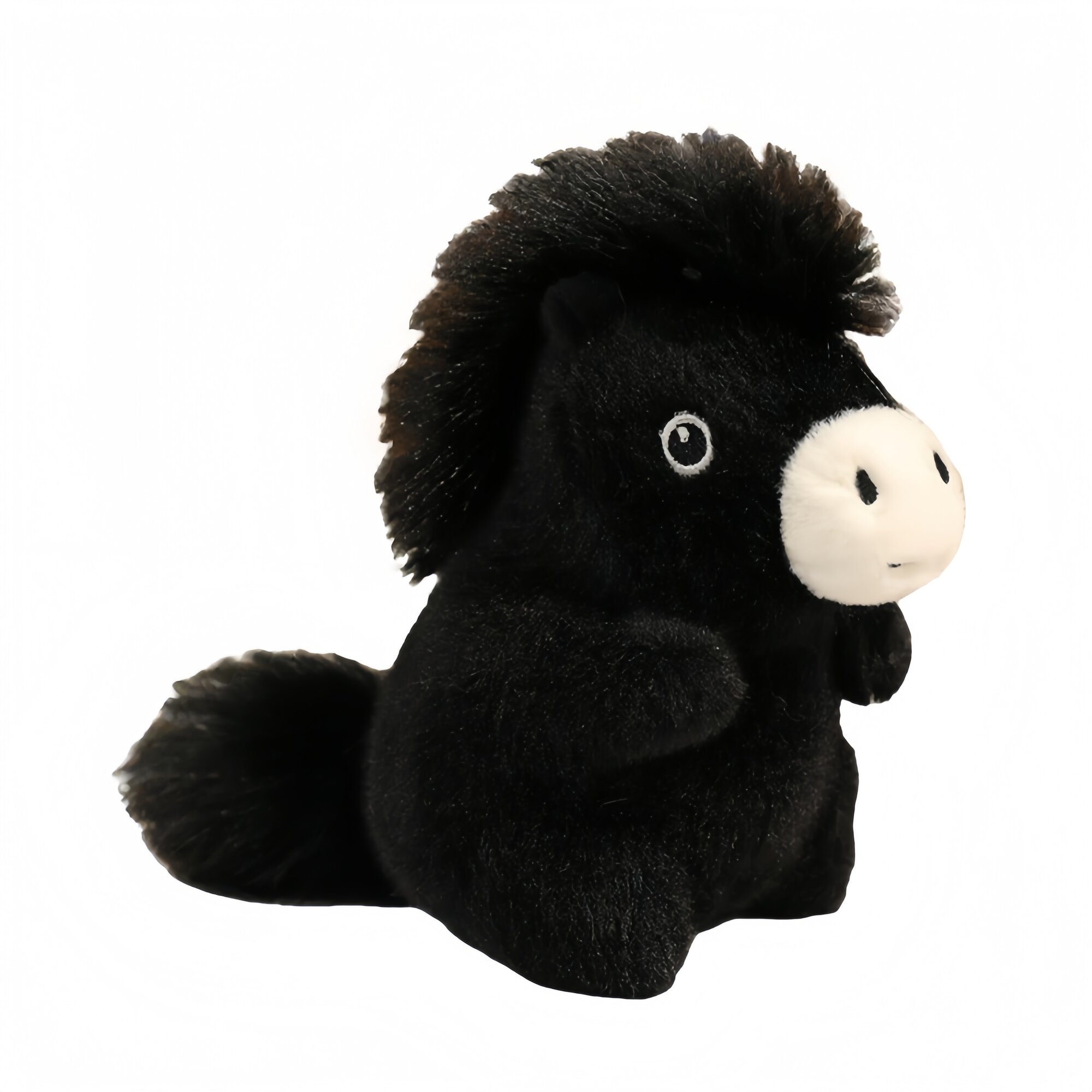 Плюшевая кукла унисекс LALABABY Очаровательная лошадка-игрушка, Black Pony, высота 13 см