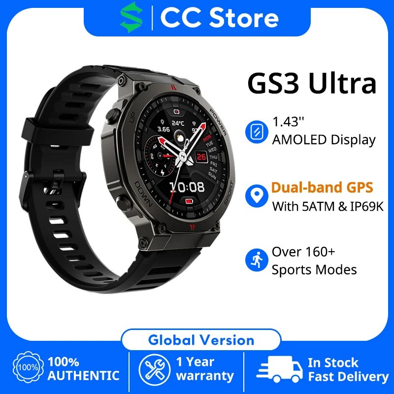 Умные часы BlackShark GS3 Ultra Bl Ак Black