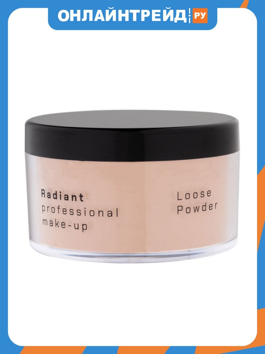 Пудра рассыпчатая для лица Radiant Professional Make-up тон 6 естественный загар