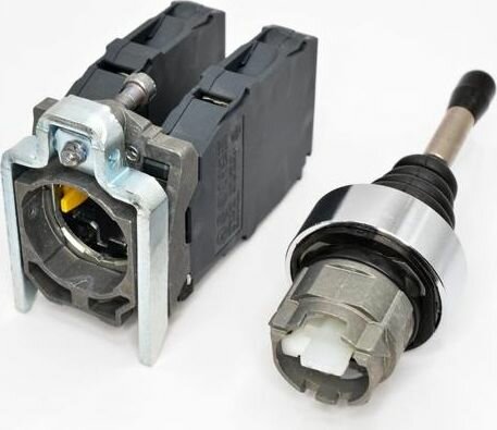 SCHNEIDER XD4PA24 Переключатель: джойстик, Фикс. пол: 1, NO x4, 3A/240ВAC, 22мм, 1шт