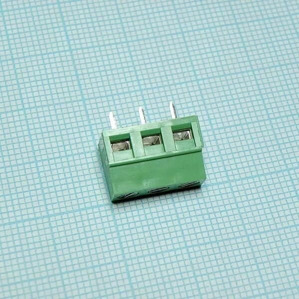 Клеммный блок DEGSON DG127-5.0-03P-14-00A(H) винтовой 3 контакта 5 мм 1шт