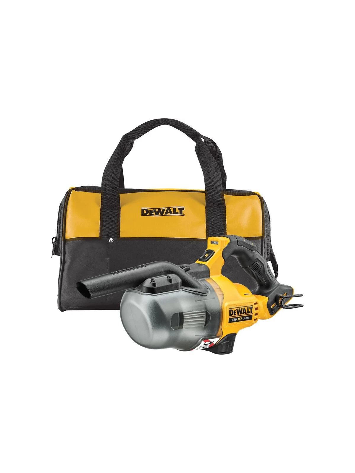 Пылесос DeWALT DCV501LN-XJ, щеточный, 87 дБ, аккумуляторный, ручной