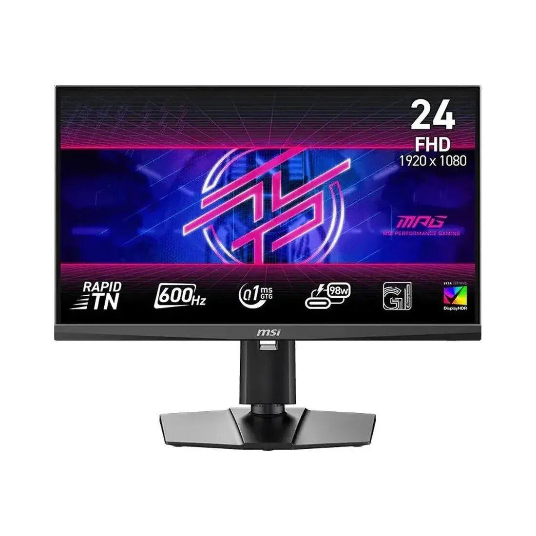 Монитор MSI MPG 242R X60N, 600 Гц, TN, Full HD, 24 дюйма, 0.1 мс