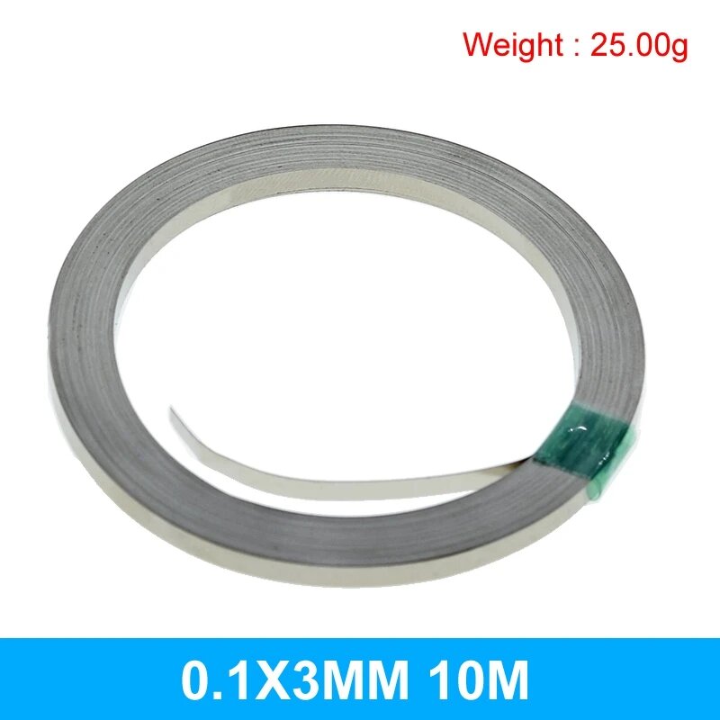 Лента алюминиевая 0.1x3мм 10м, вес 25г