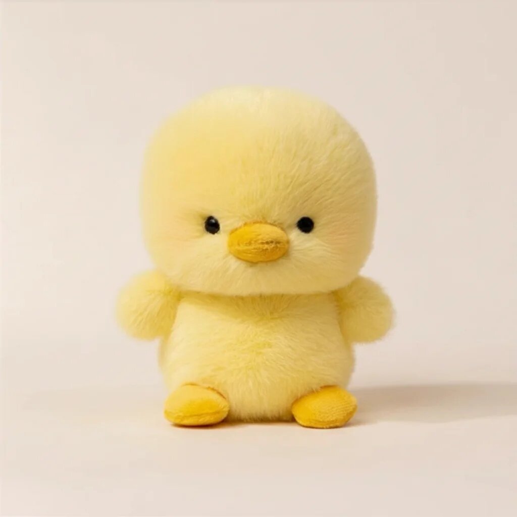 Плюшевая кукла Chick, светло-желтый, 16 см