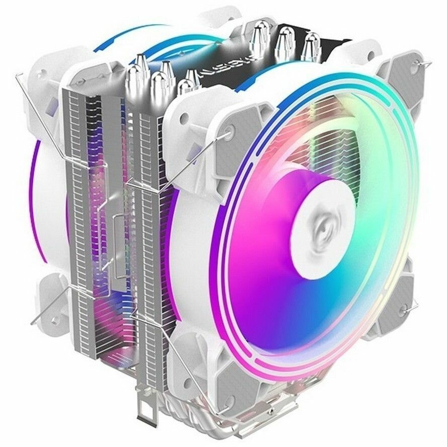 Кулер для процессора Alseye H120D (White) A-RGB