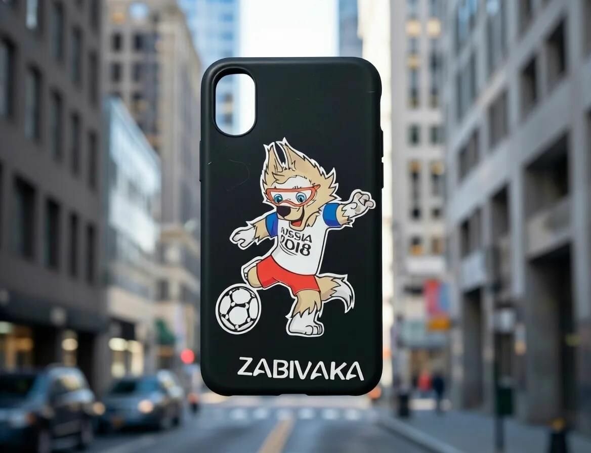 Чехол для iPhone X / XS ( айфон икс/ икс эс ) с принтом Забивака 2018 .