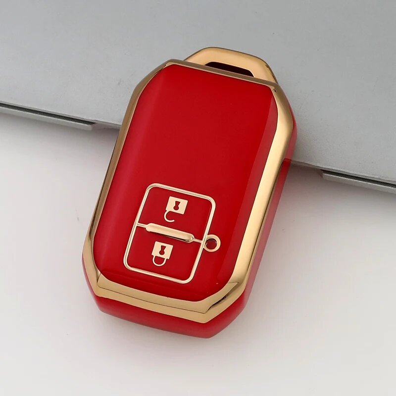 Чехол для ключа Suzuki 2 Buttons Red