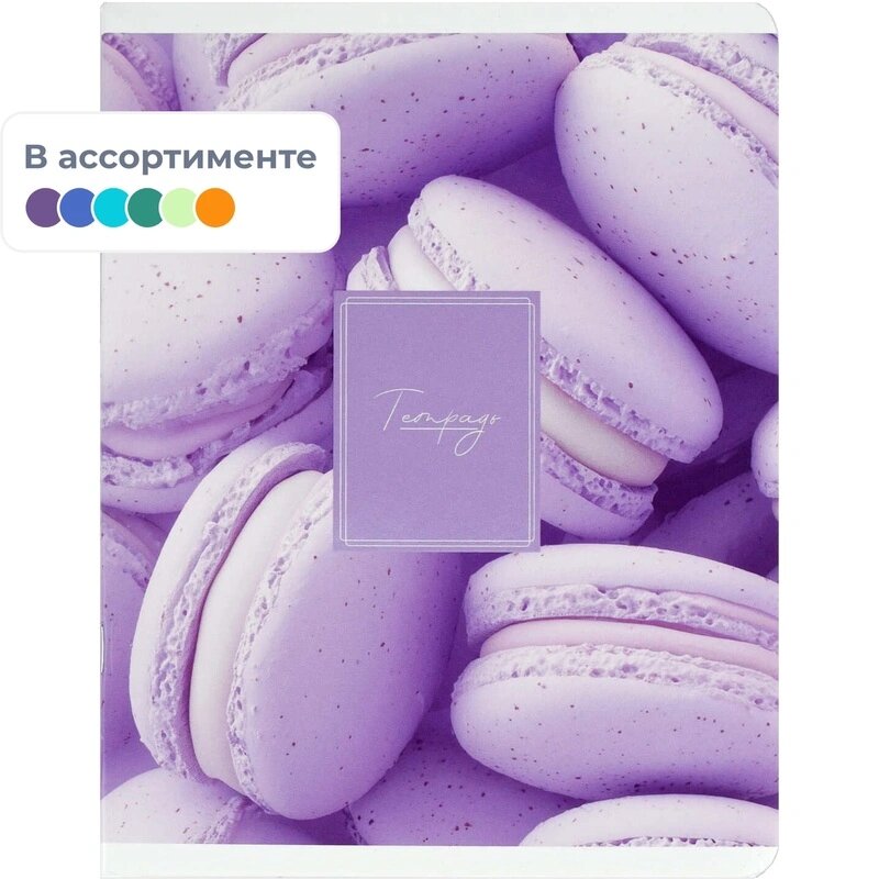 Тетрадь 48 л, клетка эстетика А5+, в ассорт/70918