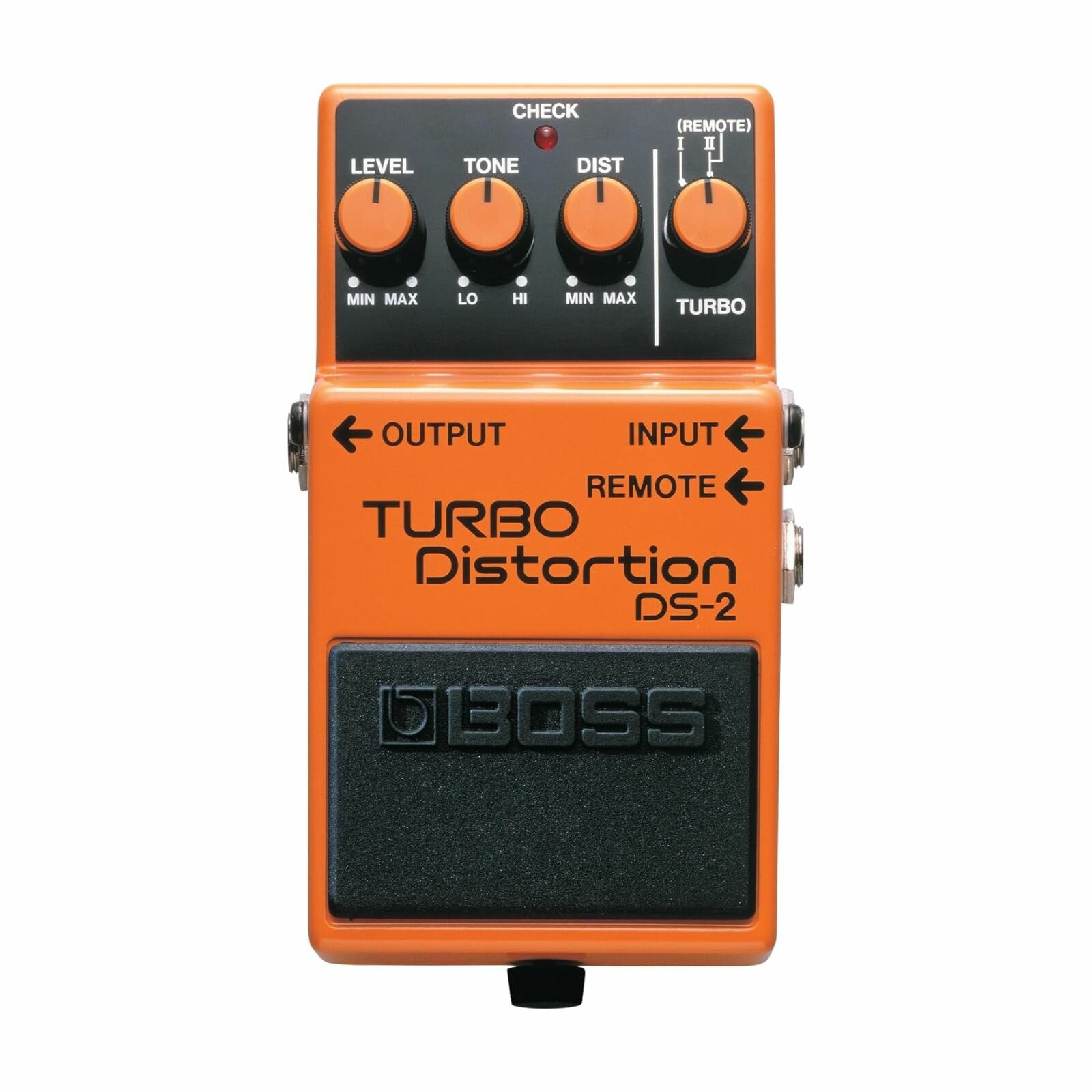 BOSS DS-2 Turbo Distortion эффект-педаль для электрогитары, аналоговый дисторшн, два режима Turbo, компактная, для рока и ме