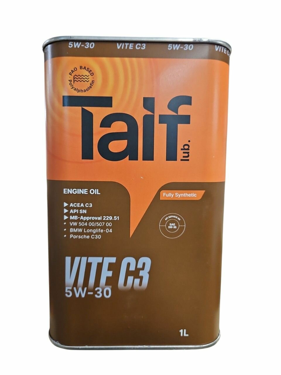 Моторное масло TAIF VITE C3 5W-30, 1л