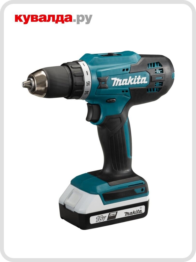 Дрель-шуруповерт аккумуляторная MAKITA DF488D002