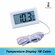 Aideepen мини цифровой термогигрометр 1M Wire White