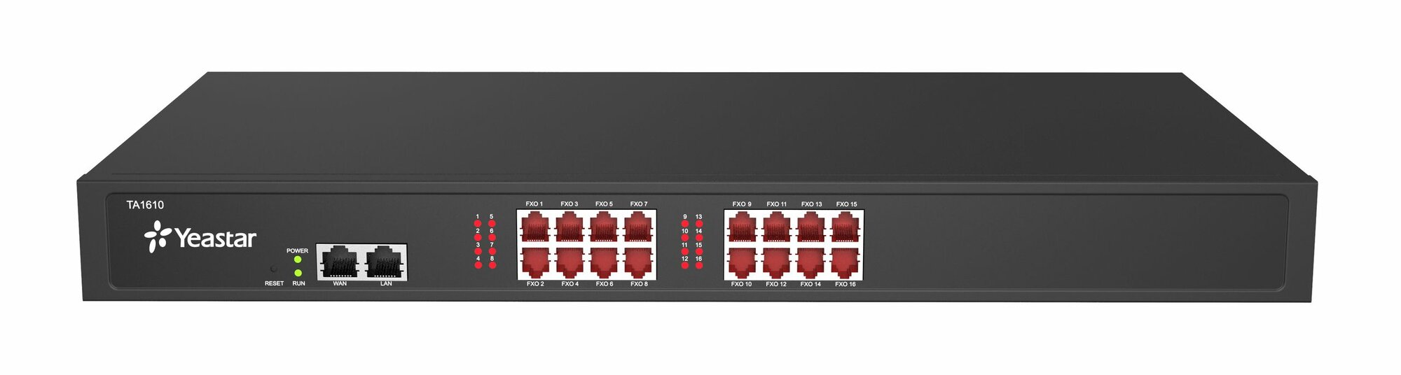 IP-телефон Yeastar TA1610 чёрный для офисной телефонии