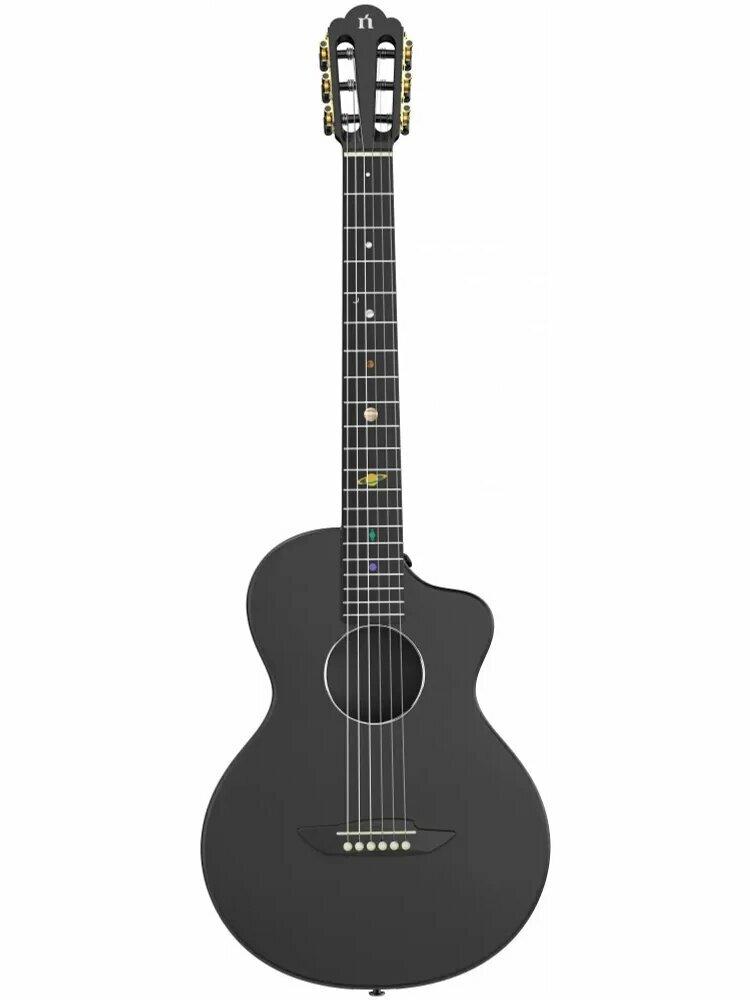 NATASHA Nebula COSMOS NSX Cosmic Black - Гитара трансакустическая