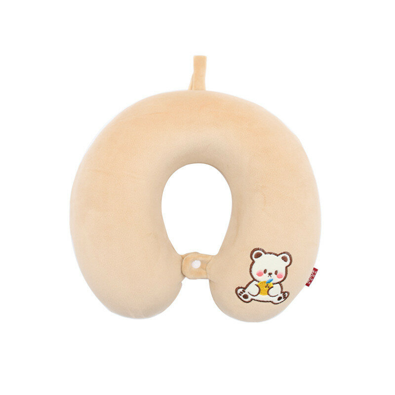 Adorable animal u pillow with memory foam for travel and sleep support style 25