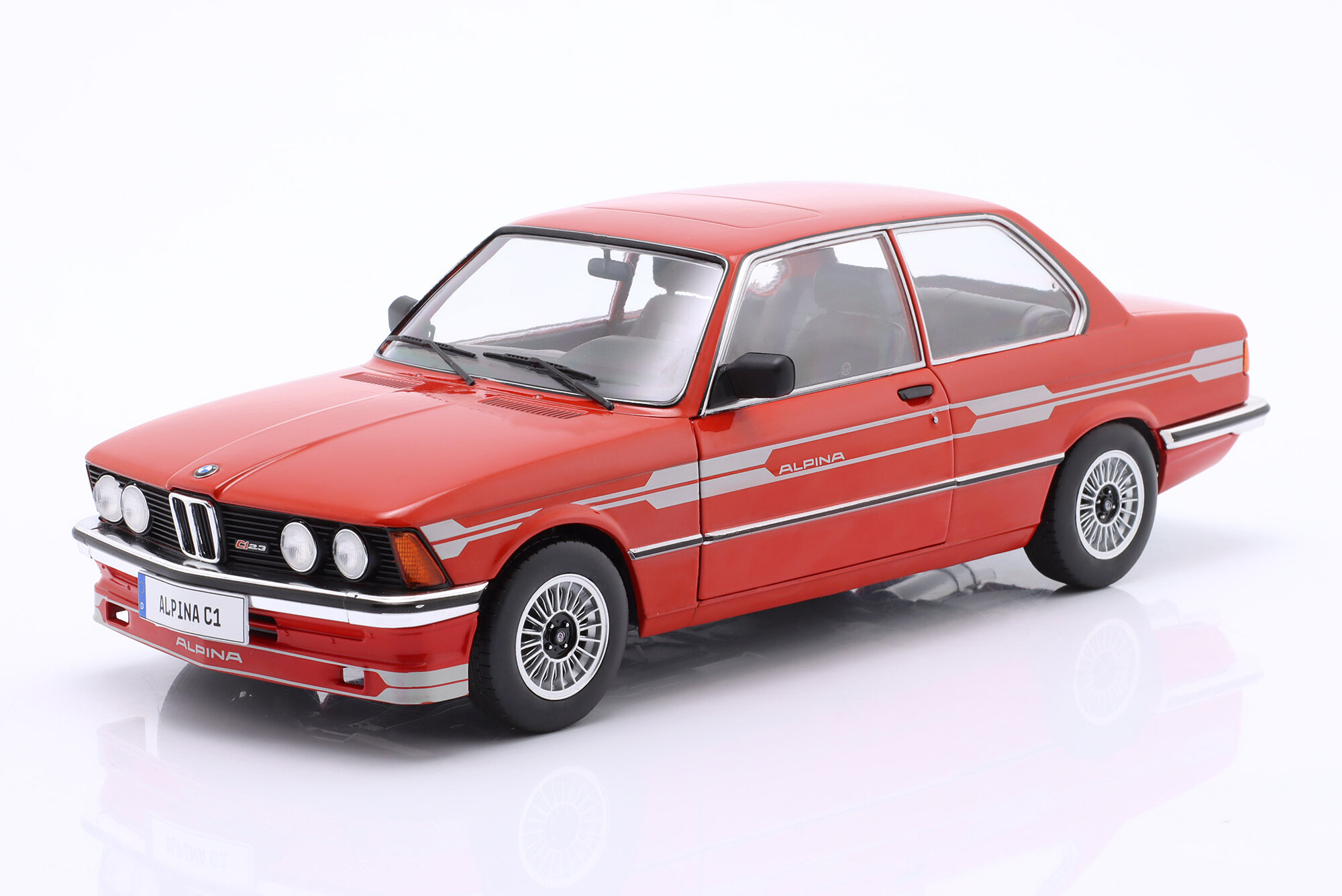 Модель коллекционная SOLIDO Bmw alpina C1 2.3 E21 1980 red silver