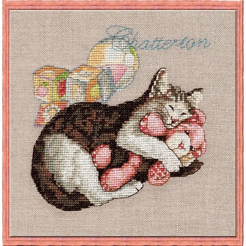Набор для вышивания NIMUE "Chatterton", канва, мулине