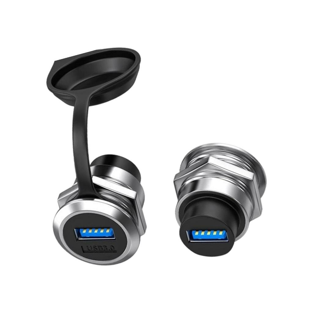 Разъем USB 3.0 на панель, 2 шт, цинковый сплав, золотое покрытие, USB3.0 Вход