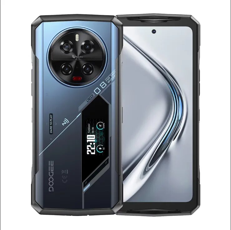 Прочный телефон DOOGEE V40 Pro 5G, 6,78 дюйма, 16 ГБ + 512 ГБ, игровые Голубой, Синий, Blue