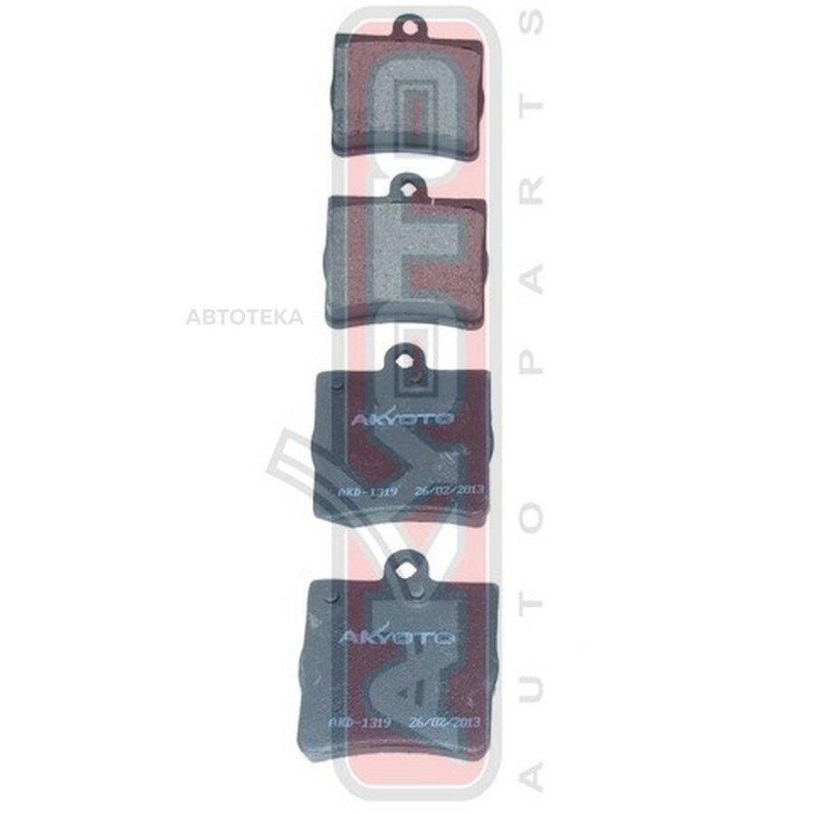 Колодки тормозные дисковые задние AKYOTO AKD1319