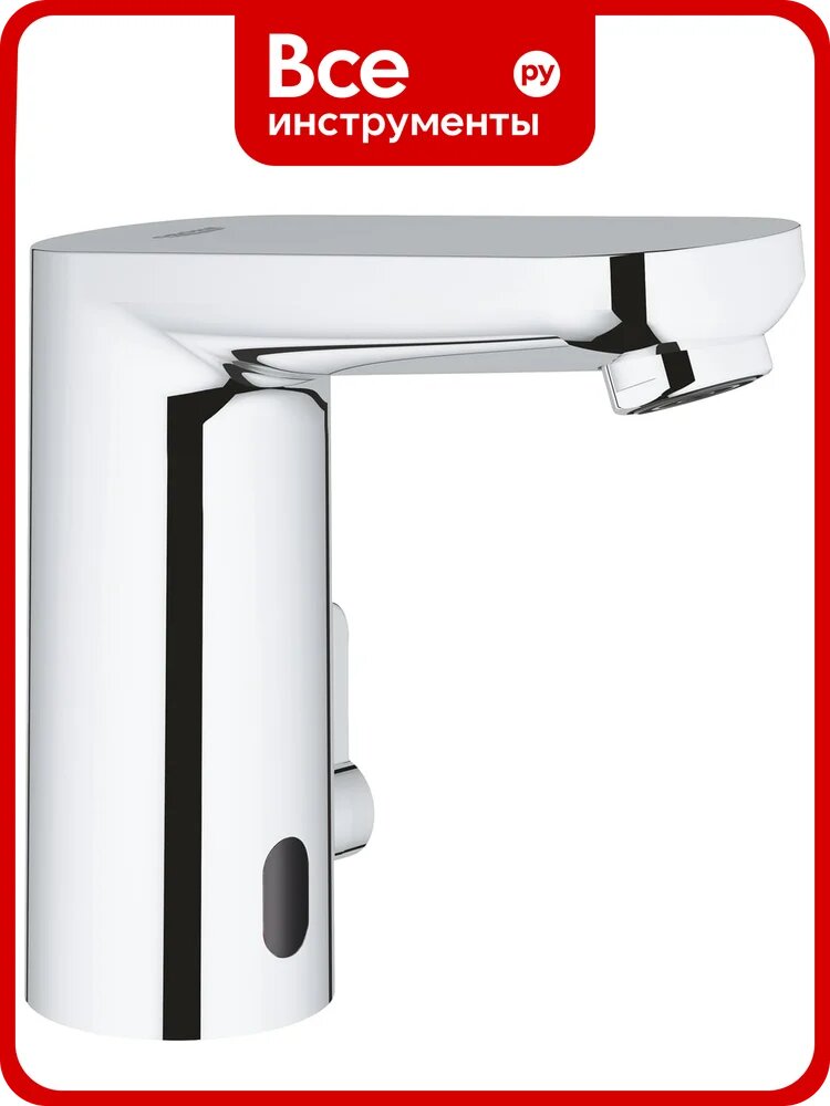 Смеситель GROHE Eurosmart Cosmopolitan E, инфракрасная электроника для раковины со смешиванием 36325001