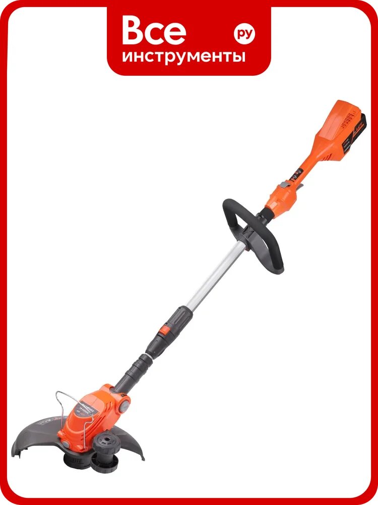 Триммер PATRIOT TR4024XL, аккумуляторный, Li-ion, 40В, ширина кош. 30см