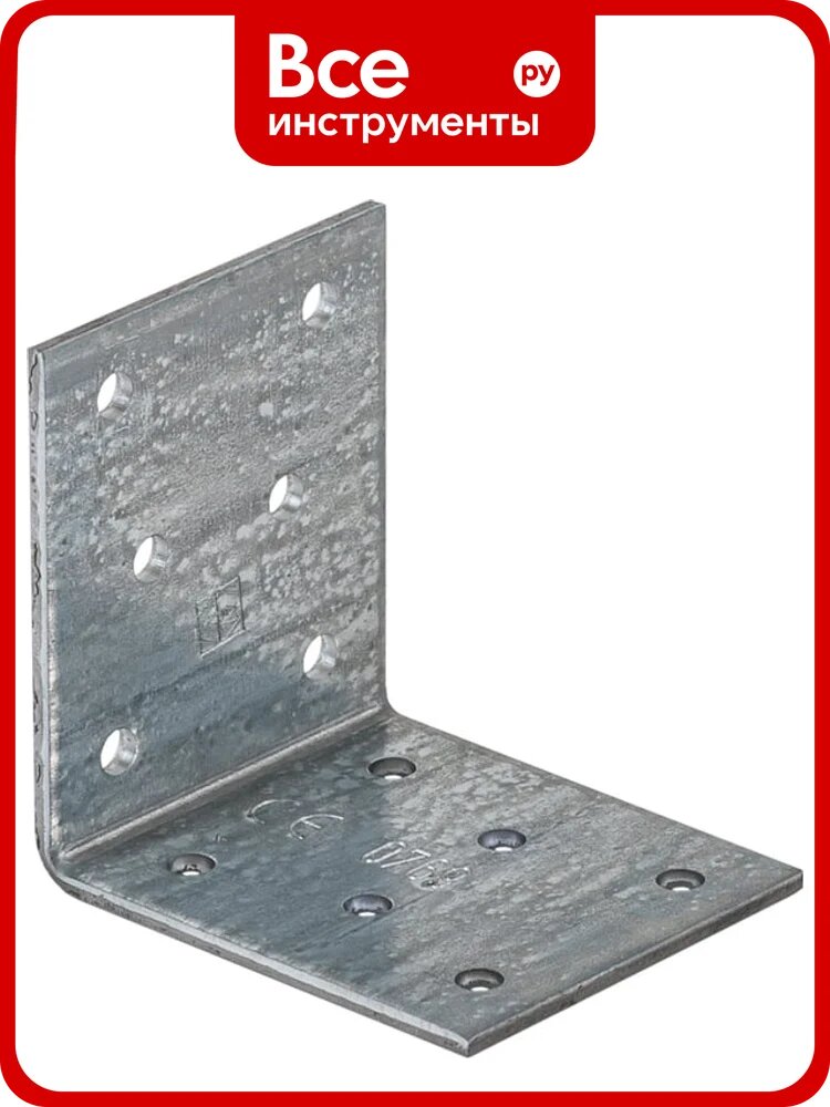 Крепежный уголок VORMANN 60х60х50х2,5 мм, оцинкованный 70 936 000