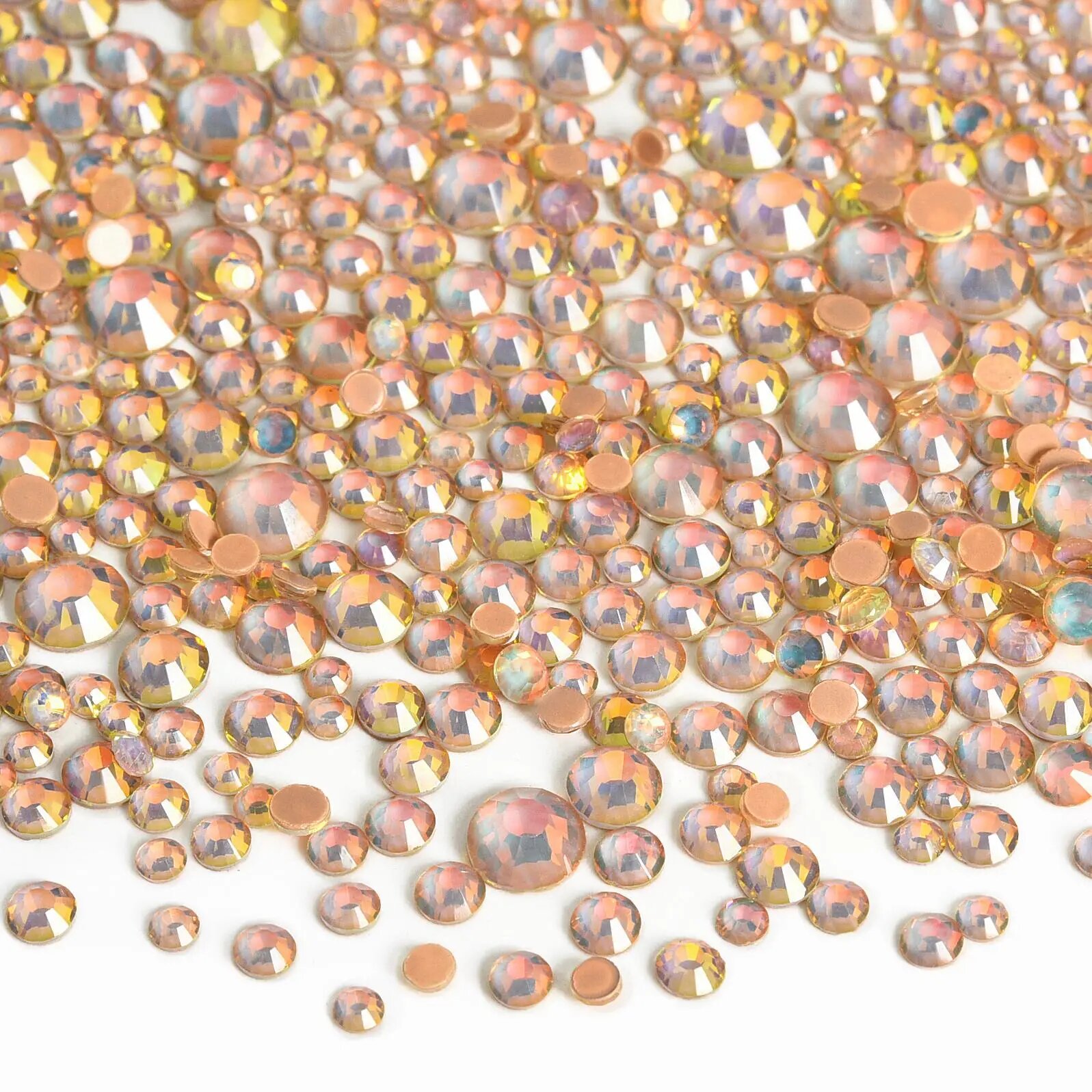 Стразы OLeeya Sunshine, SS6-SS20, Dk.Champagne Mo.Opal