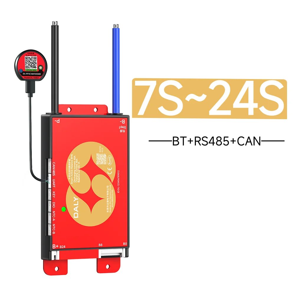 DALY 7S-24S WIFI BMS 60A для LiFePO4