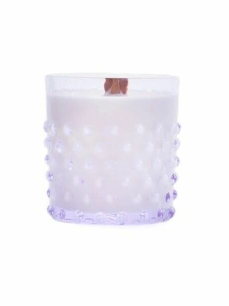 Свеча Лайм/Бергамот "Anna von Lipa", в стеклянном стакане 150 мл Hobnail Candle 200g, Lilla Alex