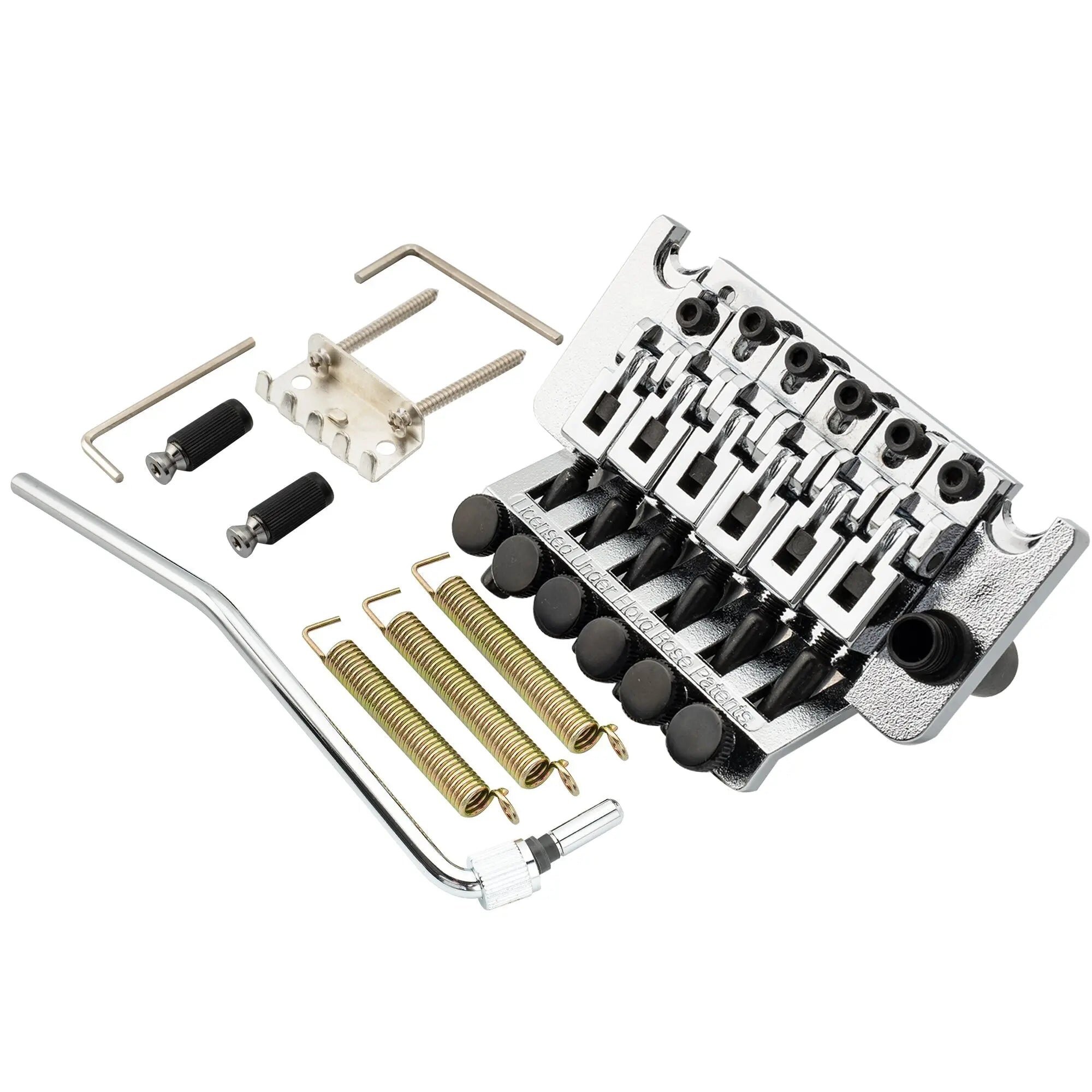 Тремоло система Floyd Rose Musiclily Pro MX2571CR BL002, сустейн блок - 34 мм, хром