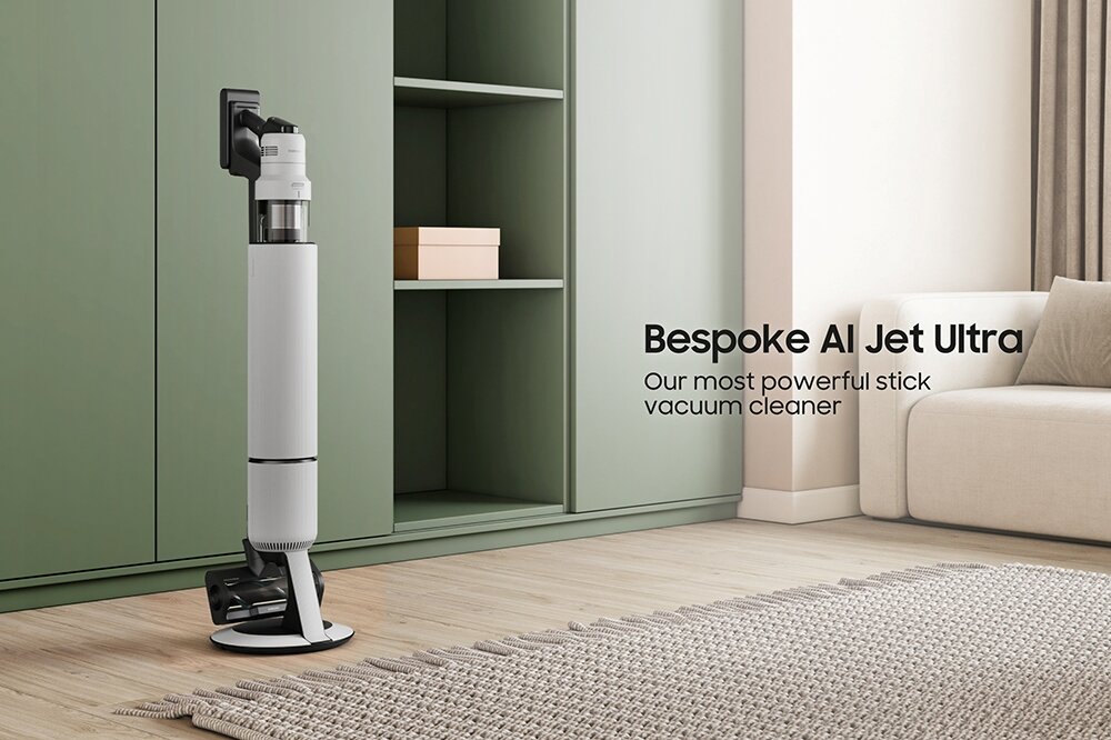 Вертикальный пылесос Samsung Bespoke Jet AI ULTRA VS90F40DFG/EV RU