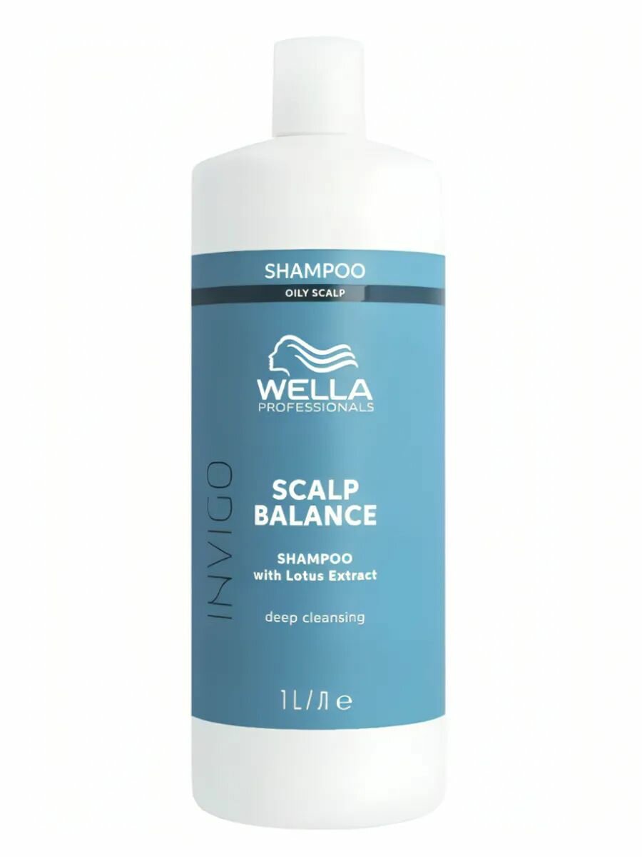 Wella Professionals INVIGO Шампунь для глубокого очищения жирной кожи головы Oily Scalp 1000 мл