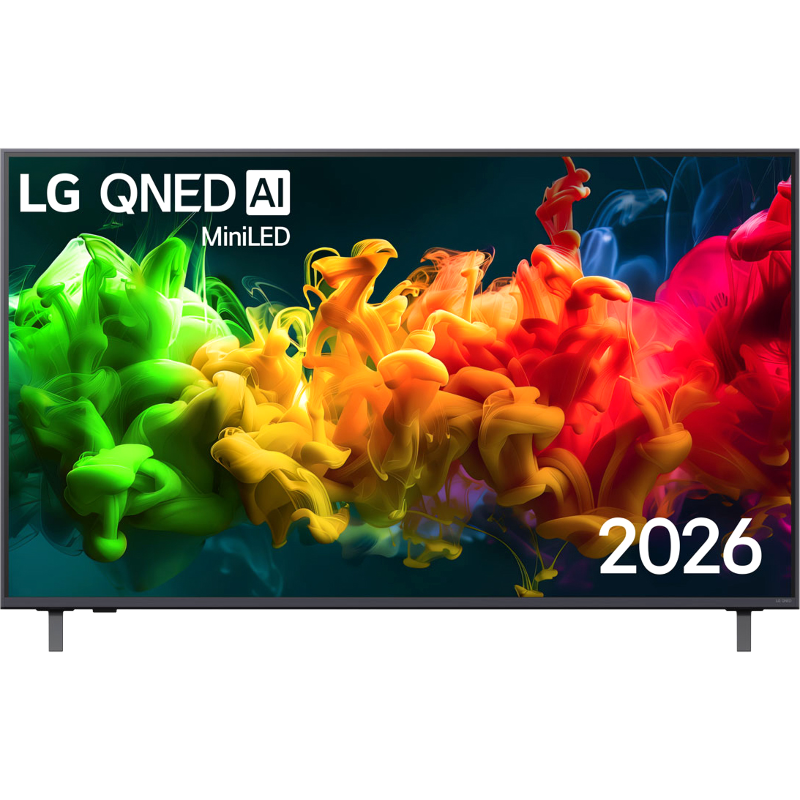 Телевизор ЖК 55' LG/ 55", Ultra HD, QNED MiniLED, Dynamic QNED Color, Direct Led, Smart TV (WebOS 26), Wi-Fi 5, DVB-T2/C/S2, MR, 60Hz Native, 2.0ch (20W), 3хHDMI, 1хUSB, 2 Pole, синяя сажа, 2026 55QNED80B6B. ARUG