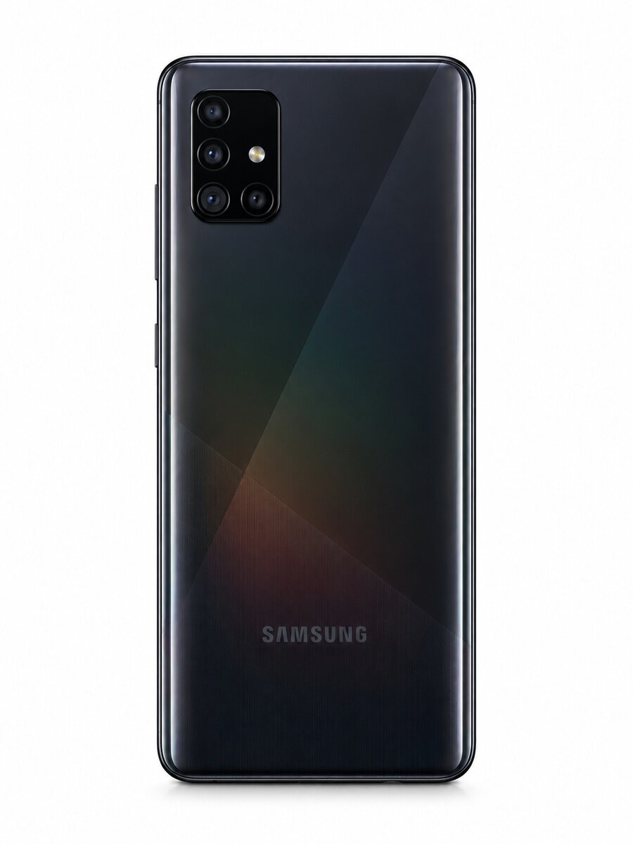 Смартфон Samsung Galaxy A51 SM-A515F 4G 8/128 ГБ, Dual SIM, черный, AMOLED