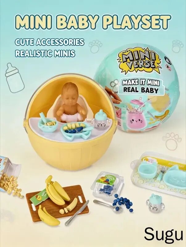 MINI VERSE REAL BABY Рукодельные игрушки-сюрпризы для девочек