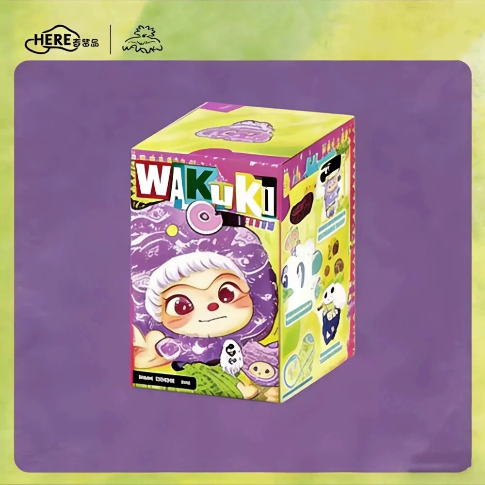 HERE WAKUKU blind box плюшевая подвеска, коллекционная фигурка 16 см