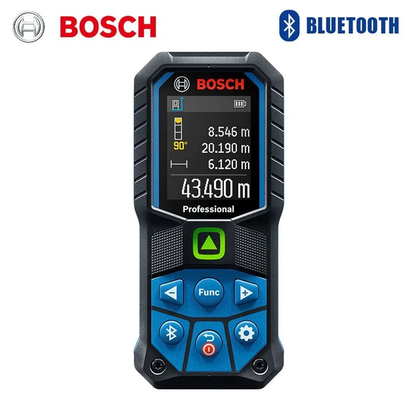 Bosch GLM50-27CG Лазерный дальномер Bluetooth IP65 50 м Зеленый лазерный ленточный дальномер
