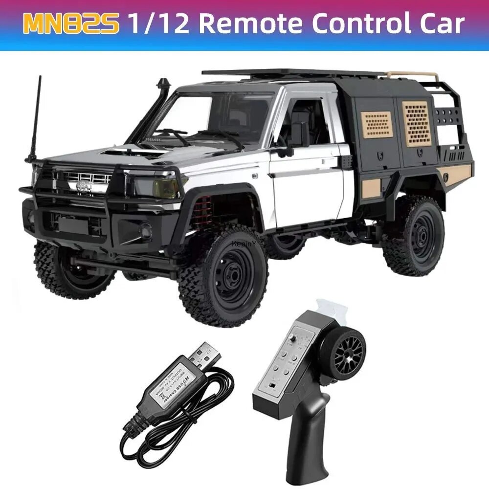 MN MODEL RC пикап MN82 1/12, внедорожник для преодоления препятствий, полный привод, пульт 2.4 ГГц, реалистичная модель LC79, для детей и взрослых.