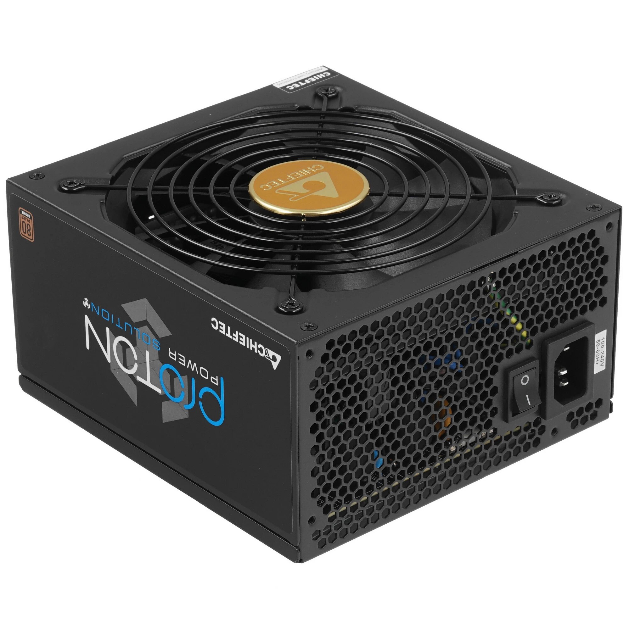 Блок питания Chieftec BDF-650C, 650 Вт, 140 мм, 80 PLUS Bronze, ATX, 6хSATA, 3хMolex, черный