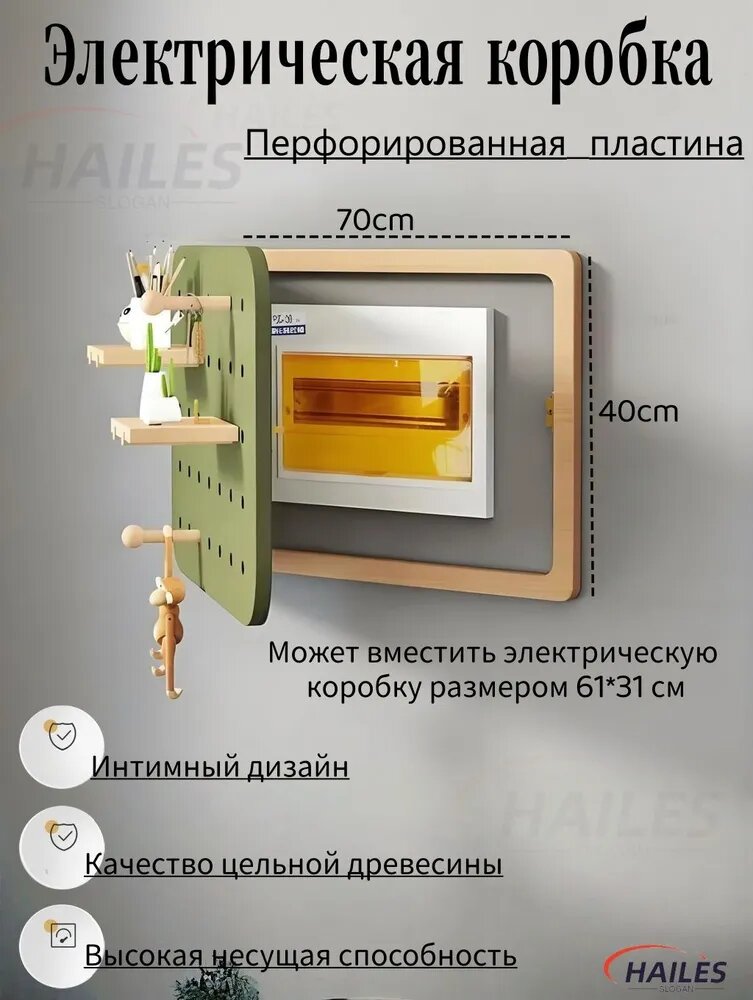 Крышка электросчетчика(Можно хранить), внутренняя электрическая панель, распределительная коробка для ресторана, 40*70см