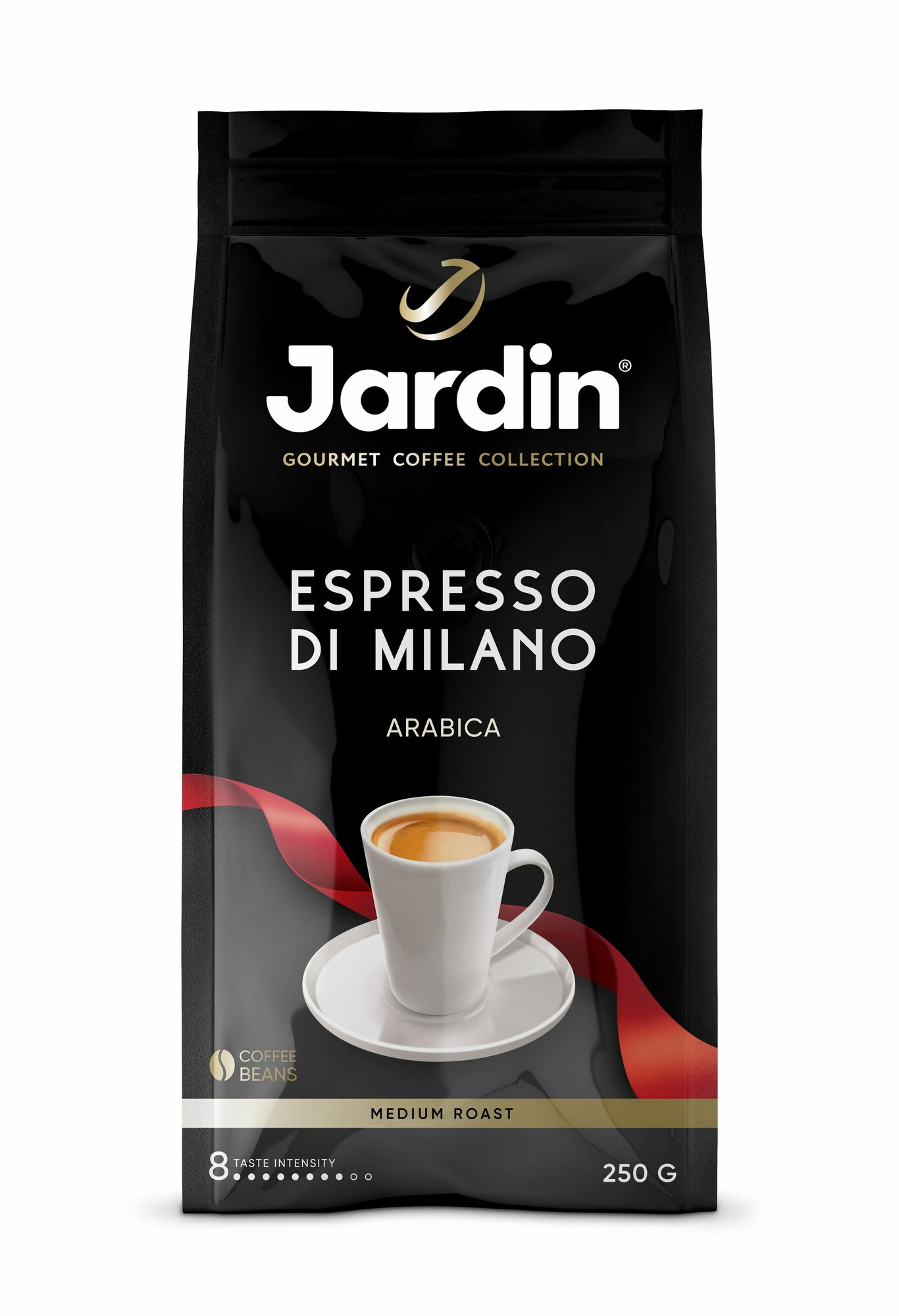 Кофе в зёрнах Jardin Espresso Di Milano, арабика, 250 г эспрессо 250 грамм арабика