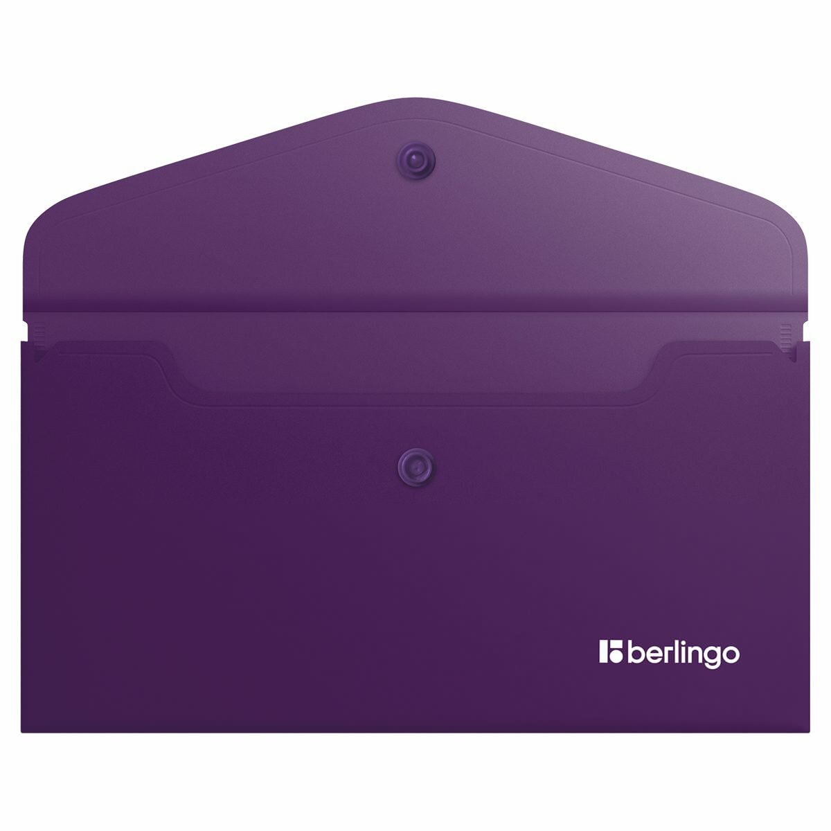 Папка-конверт на кнопке Berlingo Soft Touch (C6, 200мкм, софт-тач) фиолетовая (EFb_C6986), 360шт.