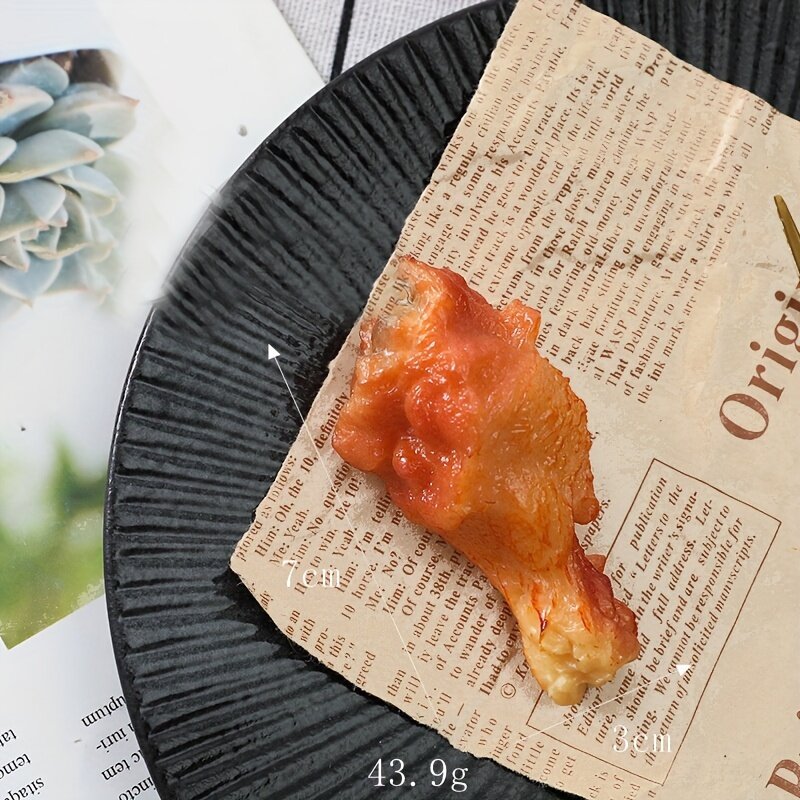 Имитация куриной ножки по-орлеански, забавный реквизит, декоративная поделка, фотореквизит