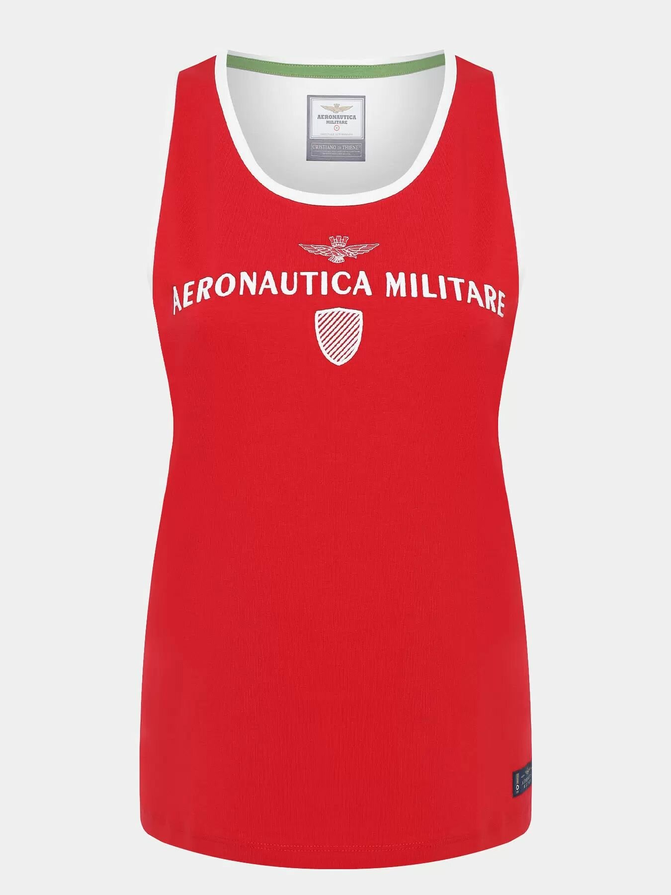 Майка Aeronautica Militare, размер S, красный