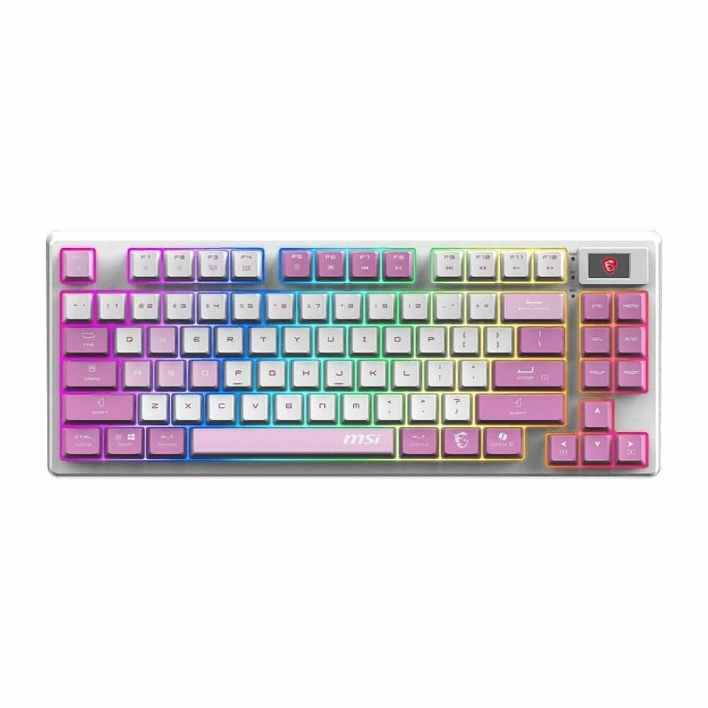 Клавиатура для компьютера MSI FORGE GK600 TKL W VIOLET RU (S11-43RUQ01-HH9)