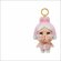 Мягкая игрушка-брелок Crybaby 'Красивый цвет P230', розовая, 15 см, с карабином