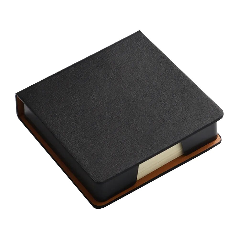 Модный органайзер для заметок Sticky Note Box Кожаный блокнот для заметок Диспенсер для рабочего стола