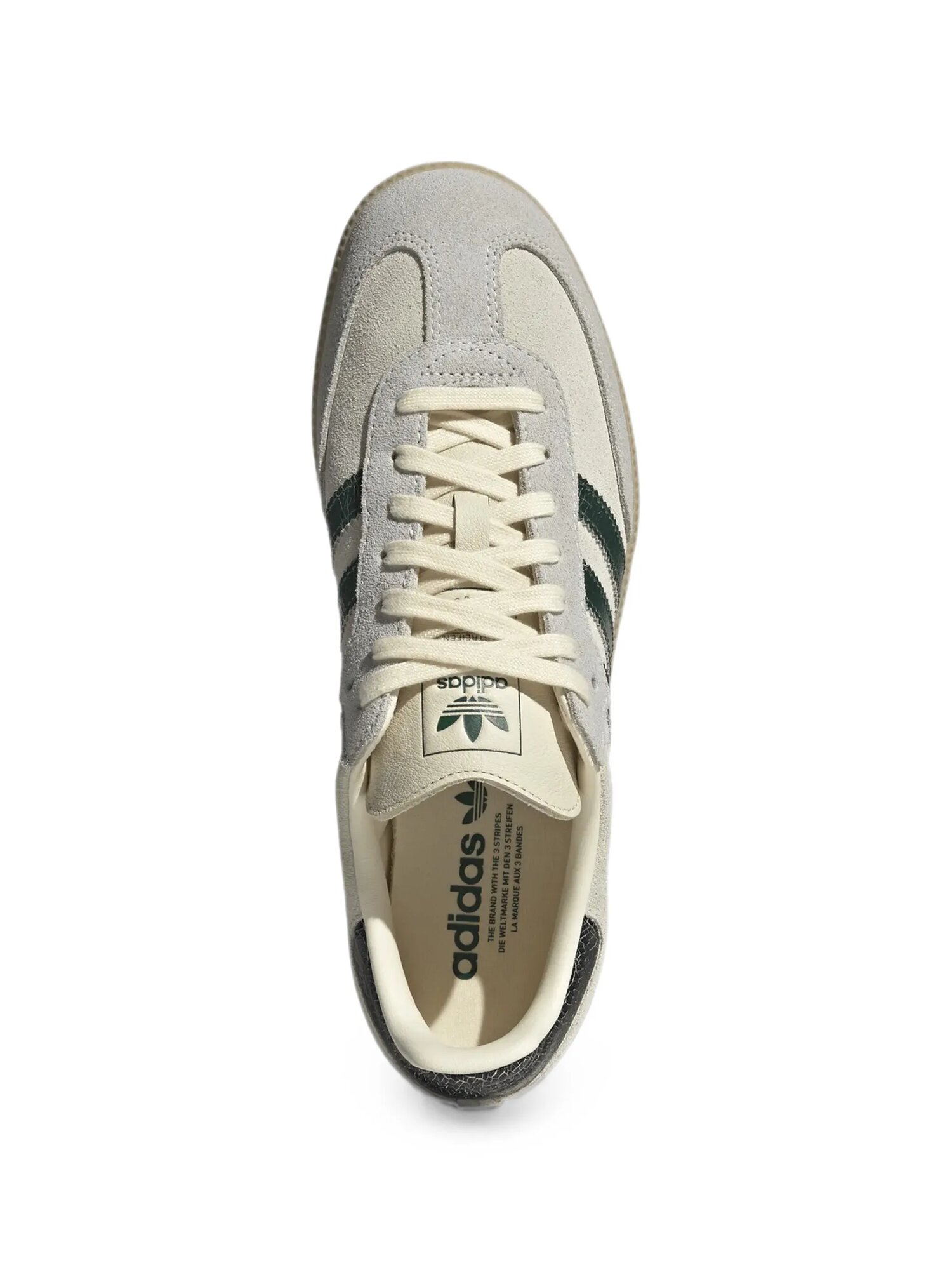 Кроссовки adidas Samba OG, размер 6.5 US, бежевый/белый — фото 1